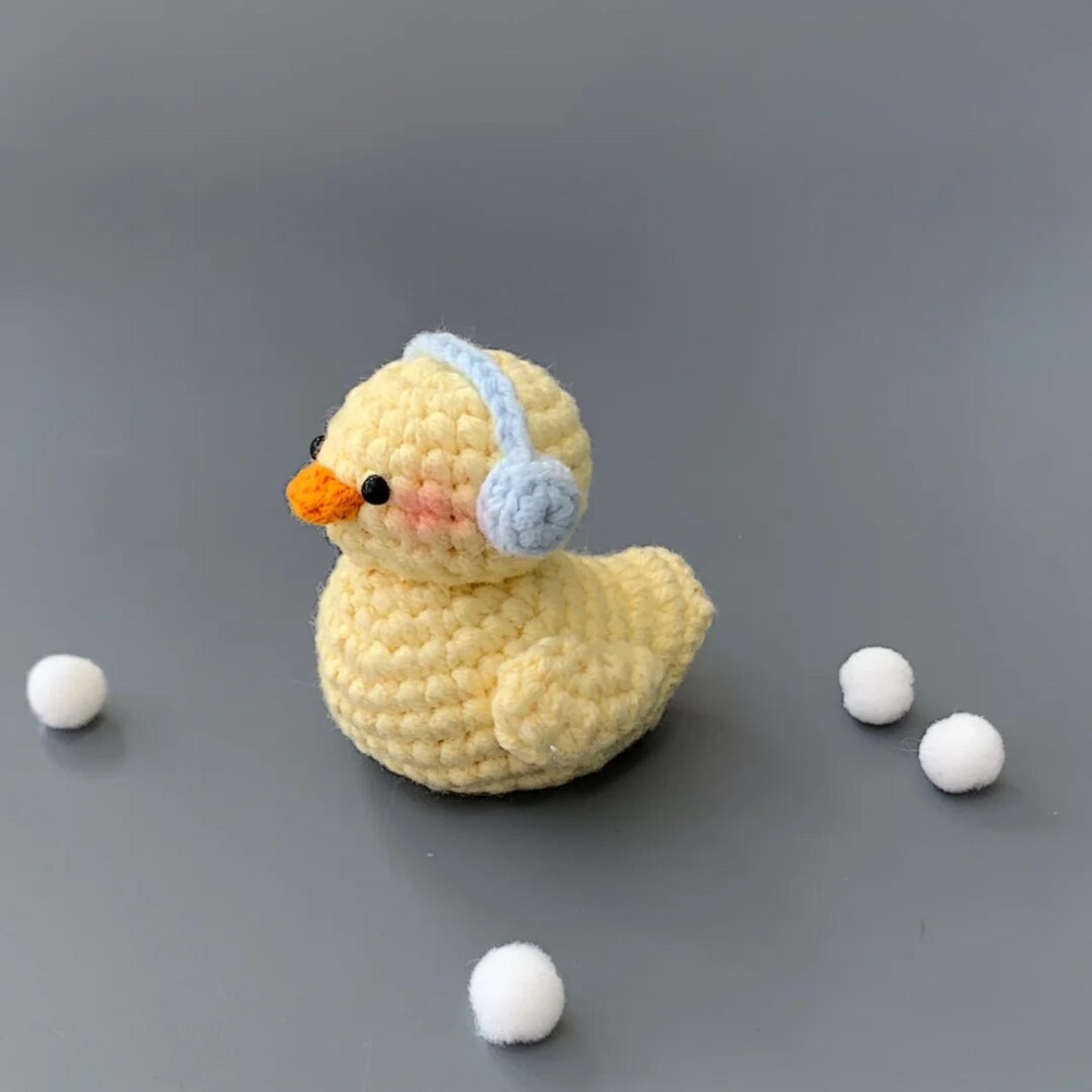 Mini Yellow Duck Crochet PDF Pattern, Cute Duck Crochet Pattern, Duck ...