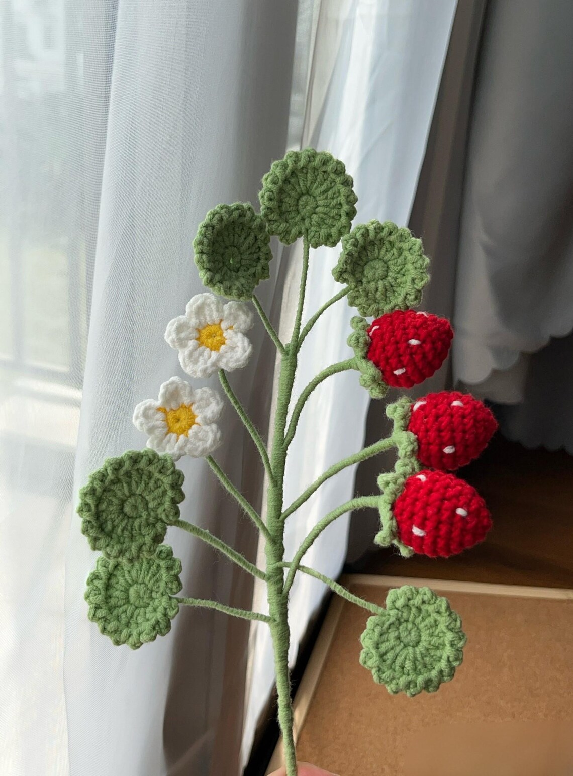 Strawberry Crochet PDF Pattern, Plant Crochet Pattern, Crochet Plant ...