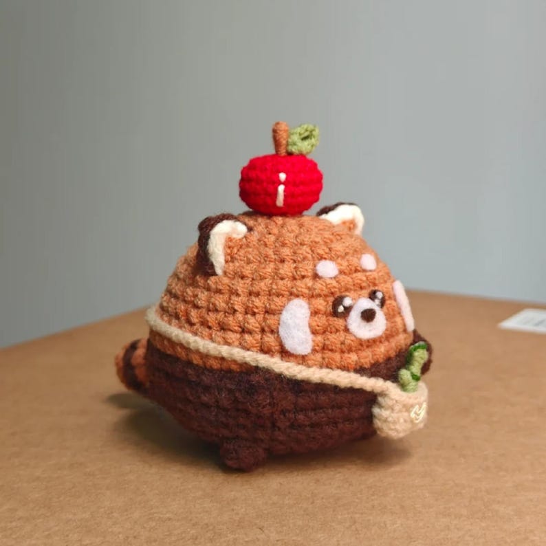 Mini Red Panda Crochet PDF Pattern, Crochet Red Panda Pattern ...