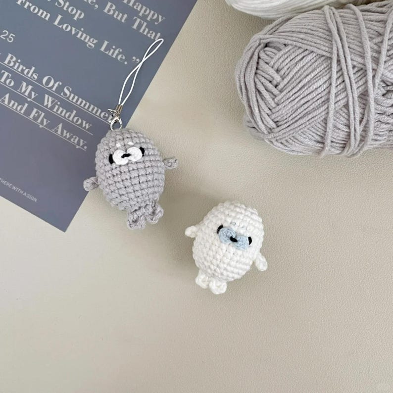 Mini Seal Crochet Pattern, Little Seal Crochet Pattern, Seal Amigurumi ...