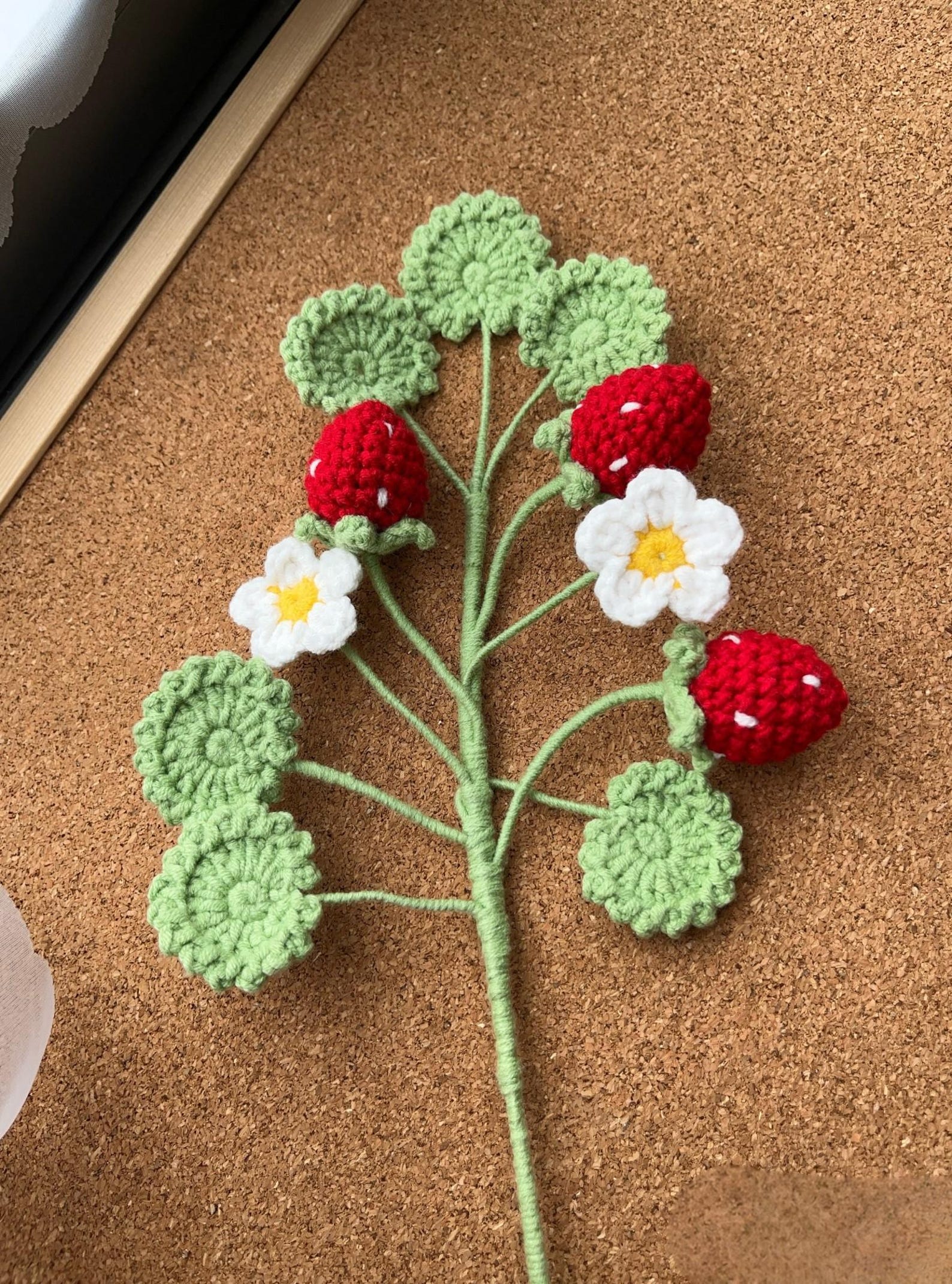 Strawberry Crochet PDF Pattern, Plant Crochet Pattern, Crochet Plant ...