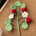 Strawberry Crochet PDF Pattern, Plant Crochet Pattern, Crochet Plant ...