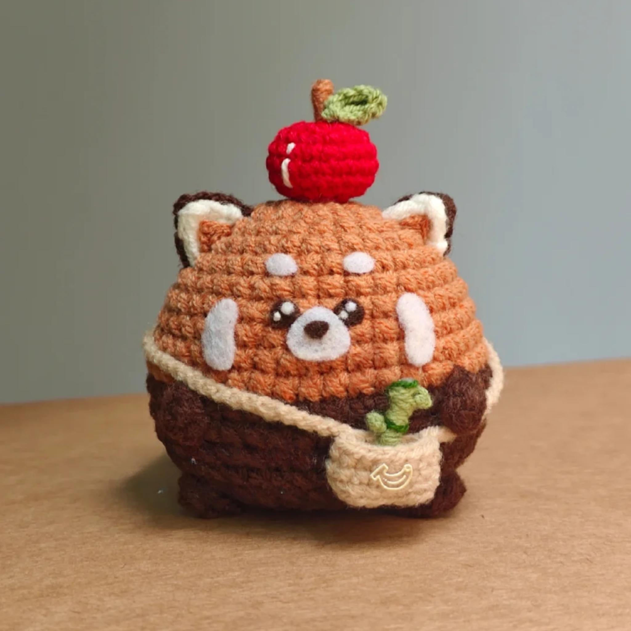 Mini Red Panda Crochet PDF Pattern, Crochet Red Panda Pattern ...