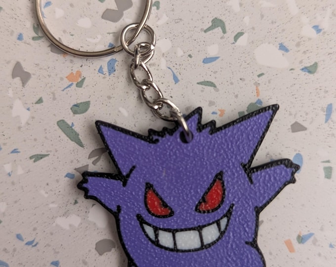 Gengar Keychain - Etsy