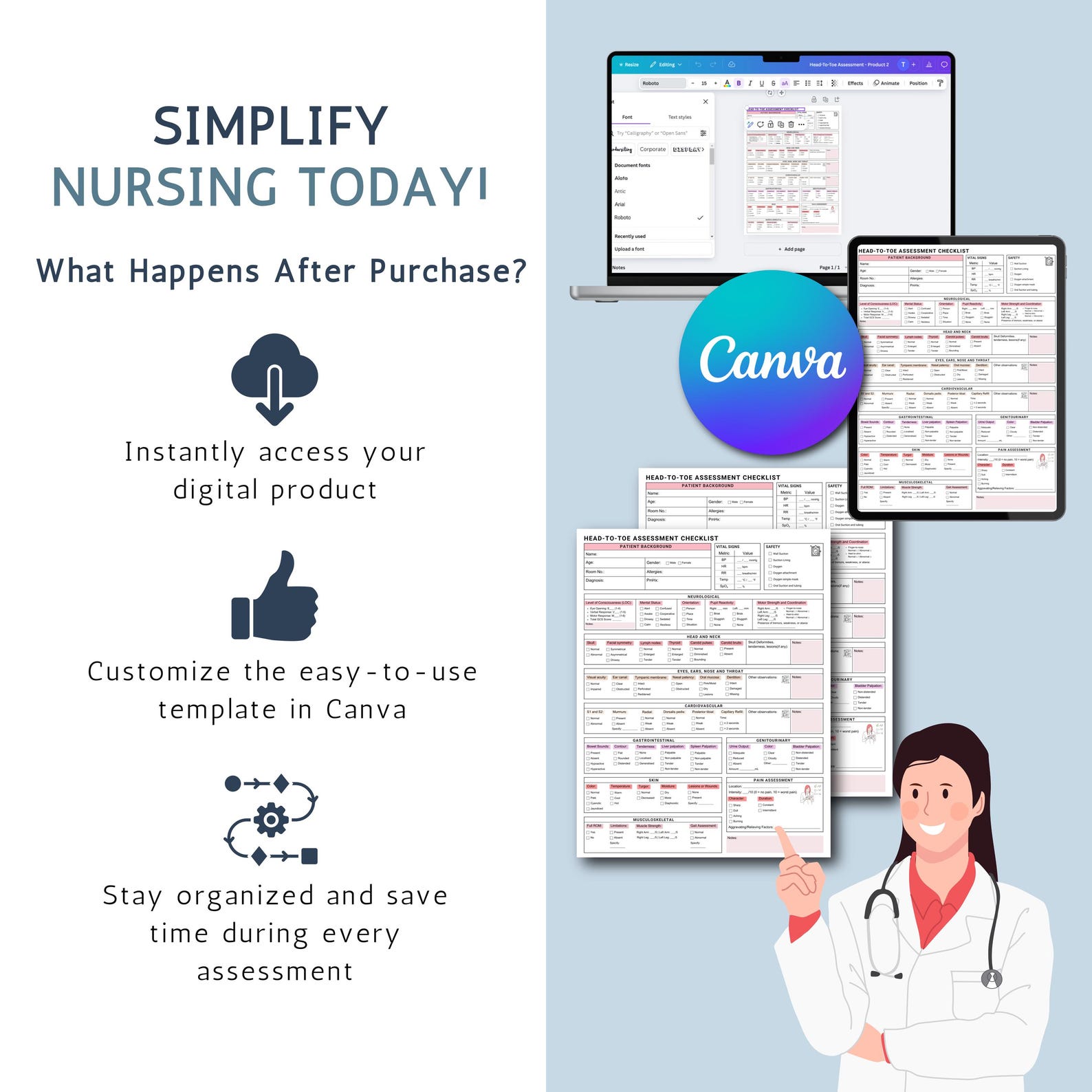 Head to Toe Assessment, Head to Toe Assessment Primary Care, Head to ...