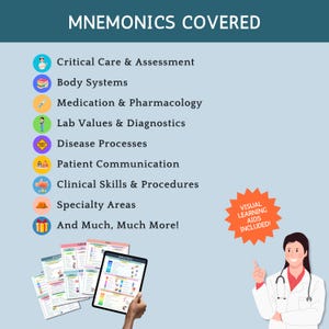 Nursing Mnemonics, Nursing Mnemonics Cheat Sheet, Pharmacology ...
