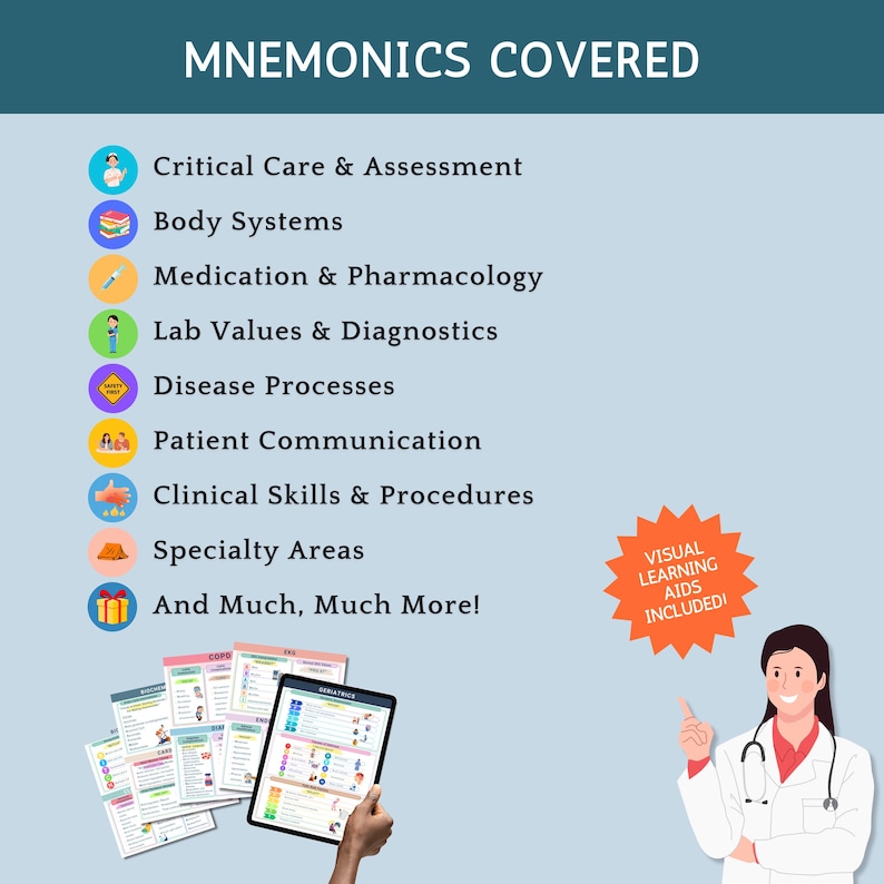 Nursing Mnemonics, Nursing Mnemonics Cheat Sheet, Pharmacology ...