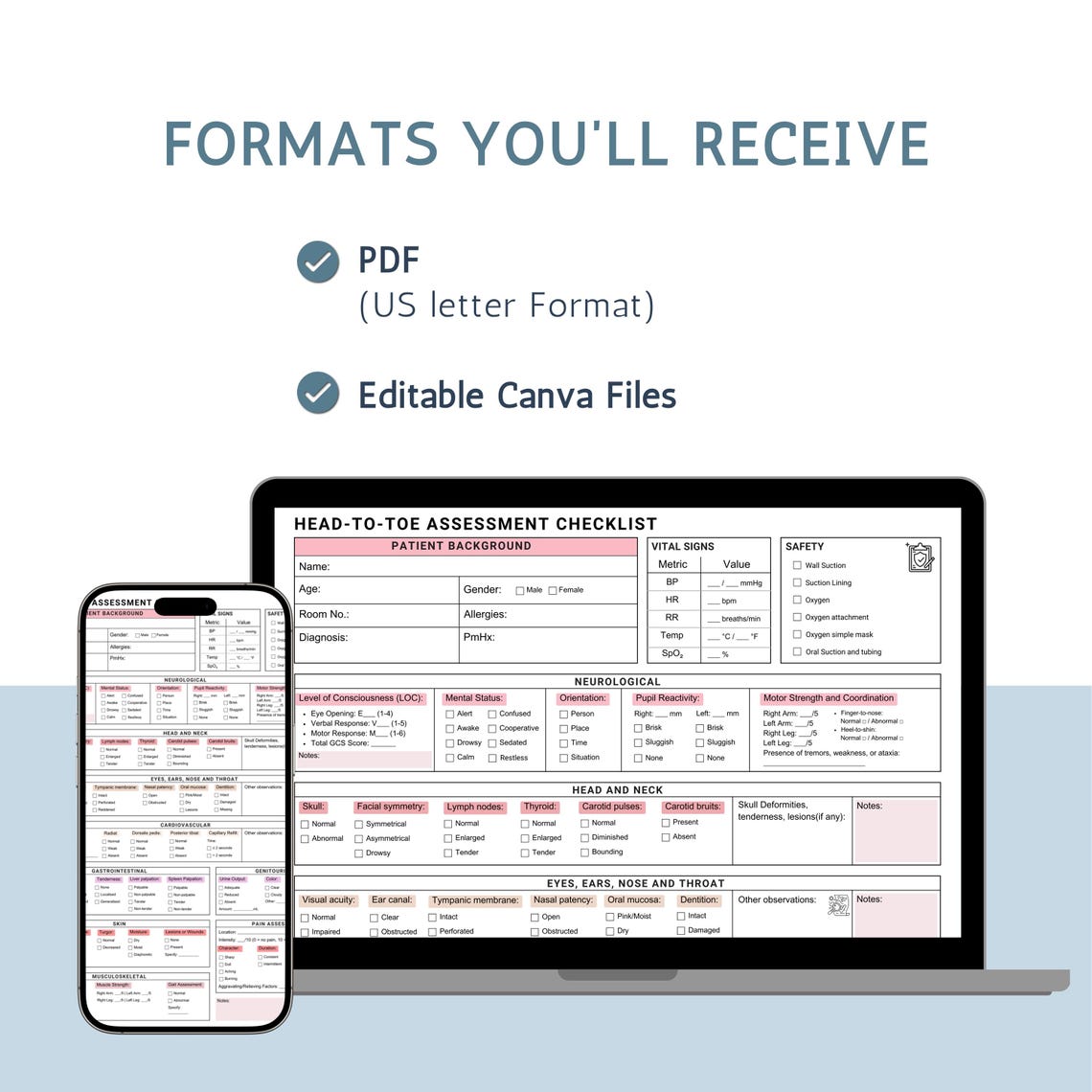 Head to Toe Assessment, Head to Toe Assessment Primary Care, Head to ...