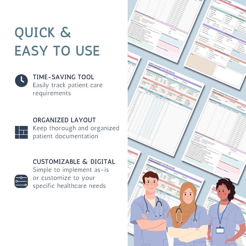 Medical Intake & Patient Information Template Bundle, Healthcare ...