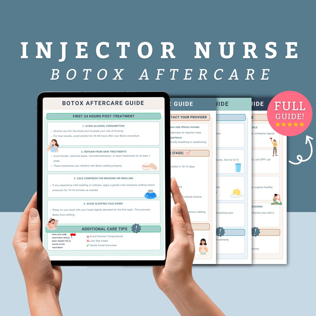 Aesthetic Botox Aftercare, Botox Filler Aftercare, Botox Nursing ...