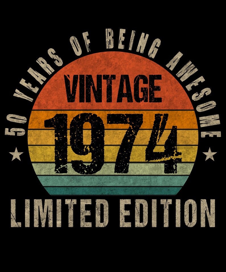 Best of 1974 Vintage T-shirt: Funny 50th Birthday Cassette Tape - Etsy