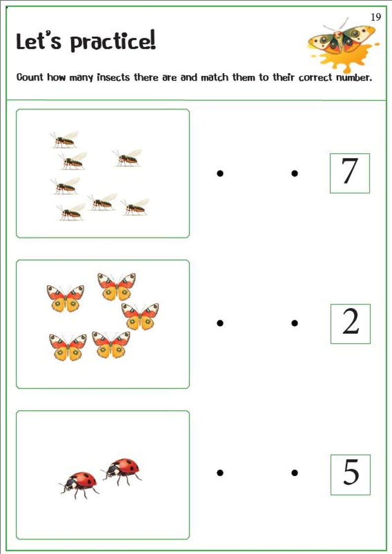 Counting-matching : Activities for Early Learners–preschool Math ...