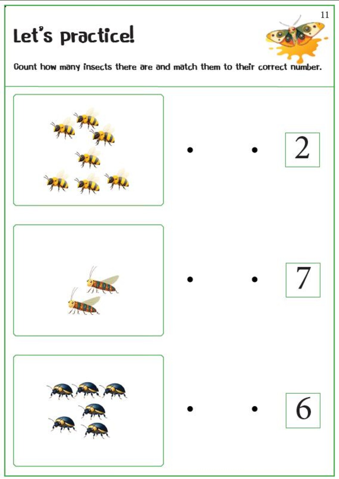 Counting-matching : Activities for Early Learners–preschool Math ...