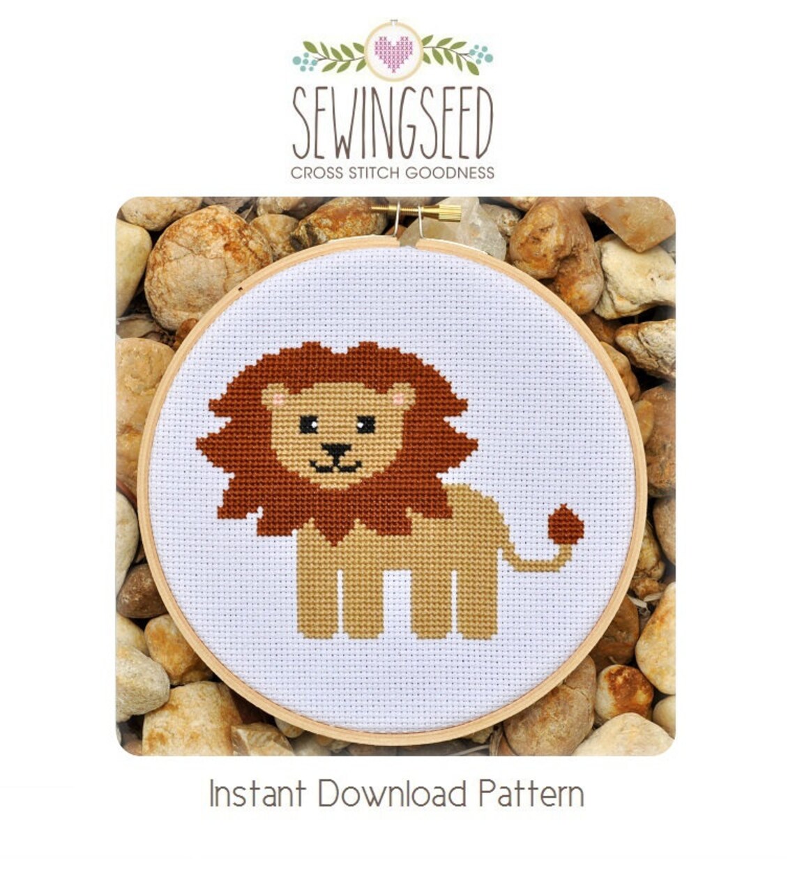 Lion Cross Stitch Pattern Instant Download - Etsy