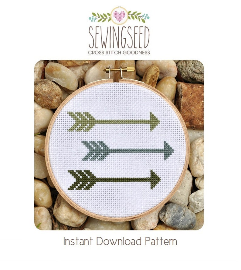 Arrows Cross Stitch Pattern Instant Download - Etsy