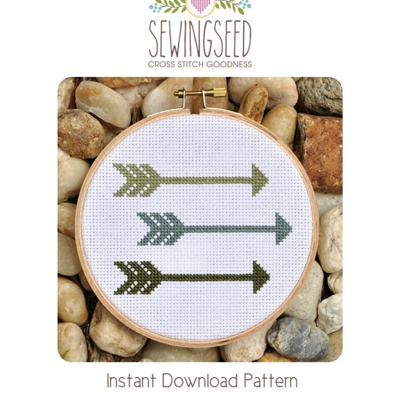 Arrow Cross Stitch - Etsy