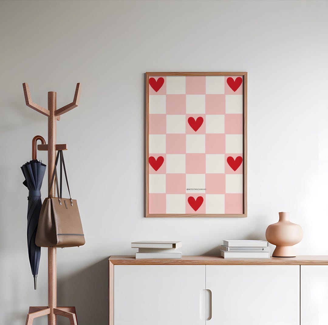Checkered Poster | Gallery Wall Prints | Wall Decor | Printable Wall ...
