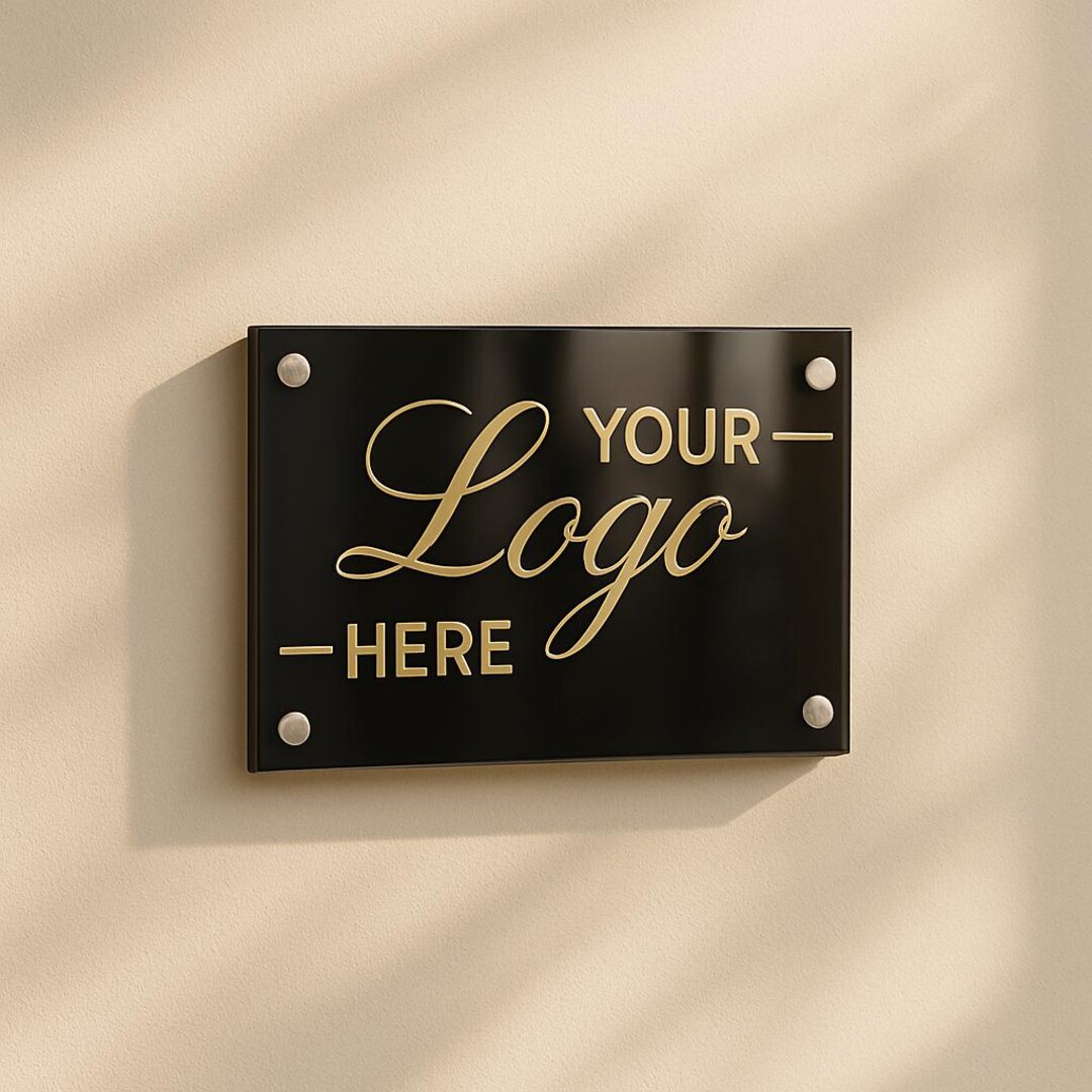 Custom Acrylic Logo Signage for Business, Shop, Beauty Studio, Office ...