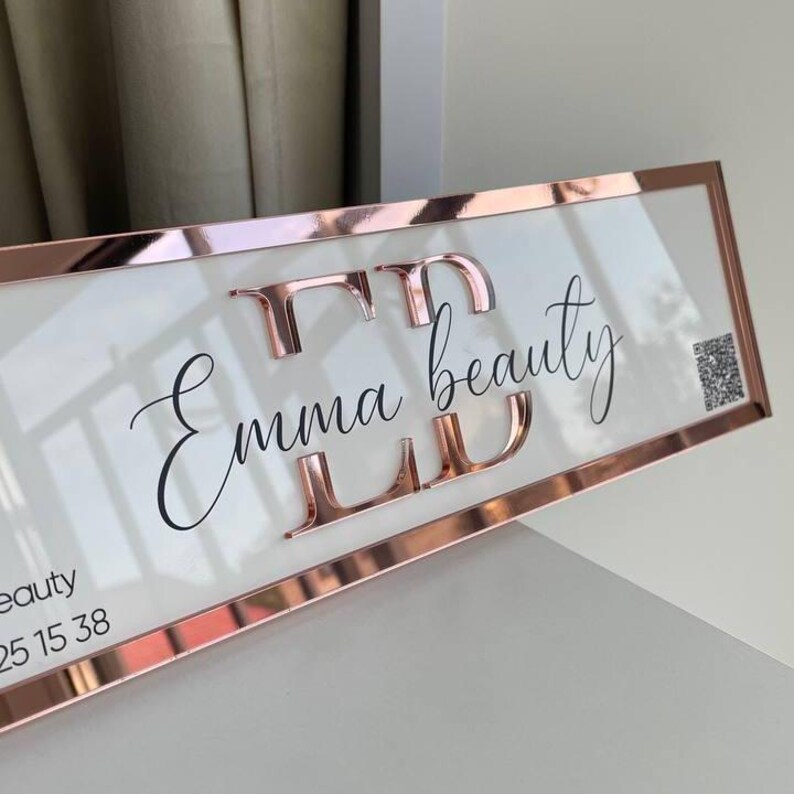 Custom Business Door Sign, Personalized Acrylic Sign for Wall, Restroom ...