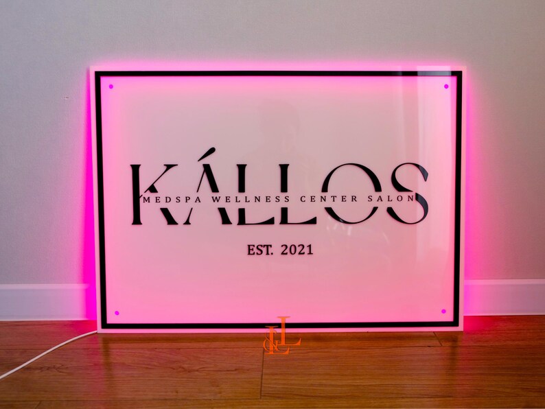 Neon 3D Sign for Business, Custom Signage, Company Logo Neon Sign ...
