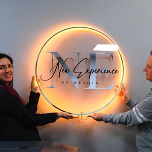 Personalized Neon Signage, Med Spa, Custom Acrylic Business Backlit ...
