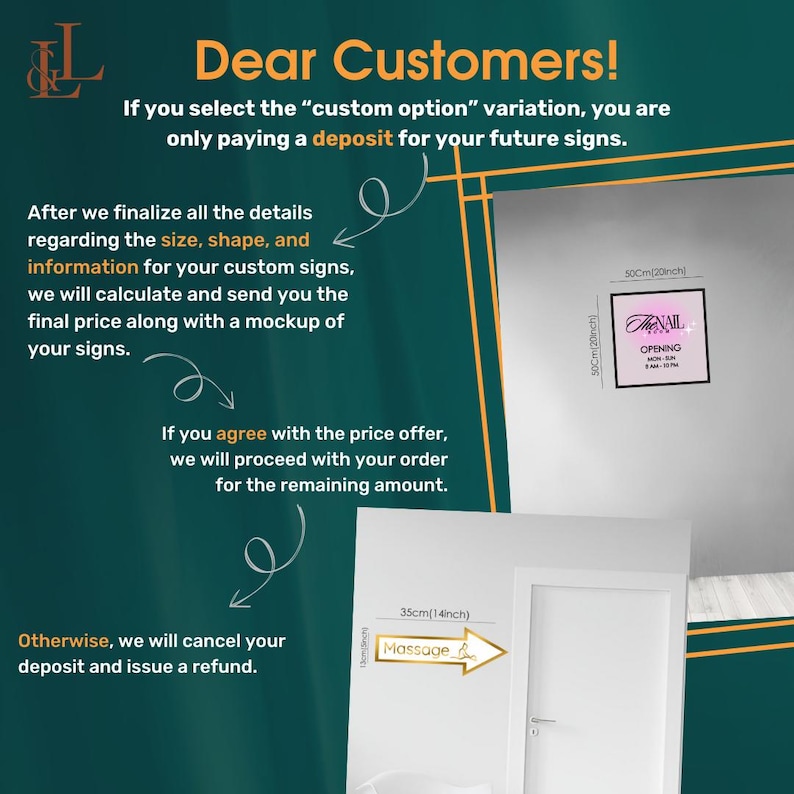 Custom Business Door Sign, Personalized Acrylic Sign for Wall, Restroom ...