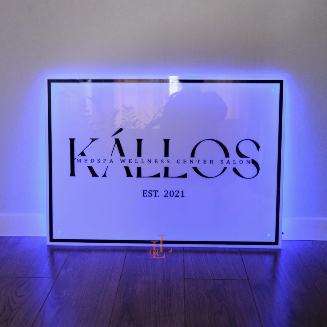 Company Name Backlit Signage, Neon Signs, Light up Pink Sign ...
