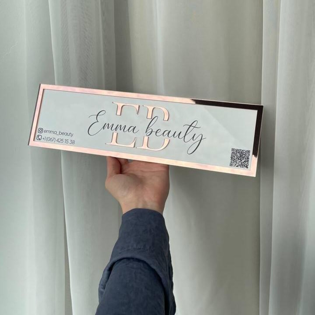 Custom Business Door Sign, Staff Only Plaque, Personalized 3d Acrylic ...