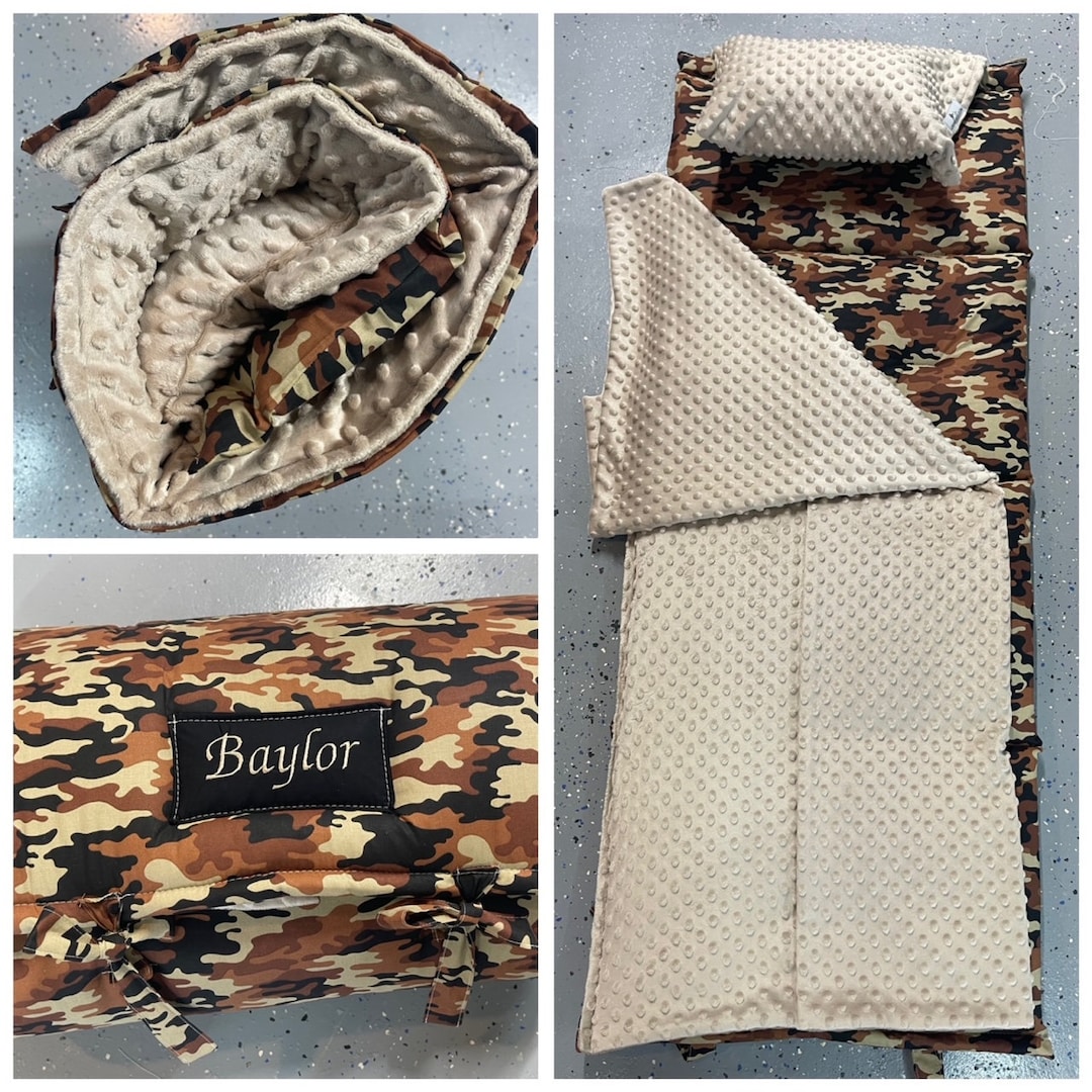 Next Day Shipping Camo Khaki Janiebee Nap Mat Toddler Nap Mats ...