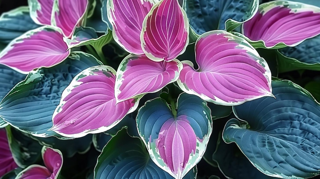 1000PCS Black Red Hosta Seeds-unique Easy-to- Grow Perennial- Low ...