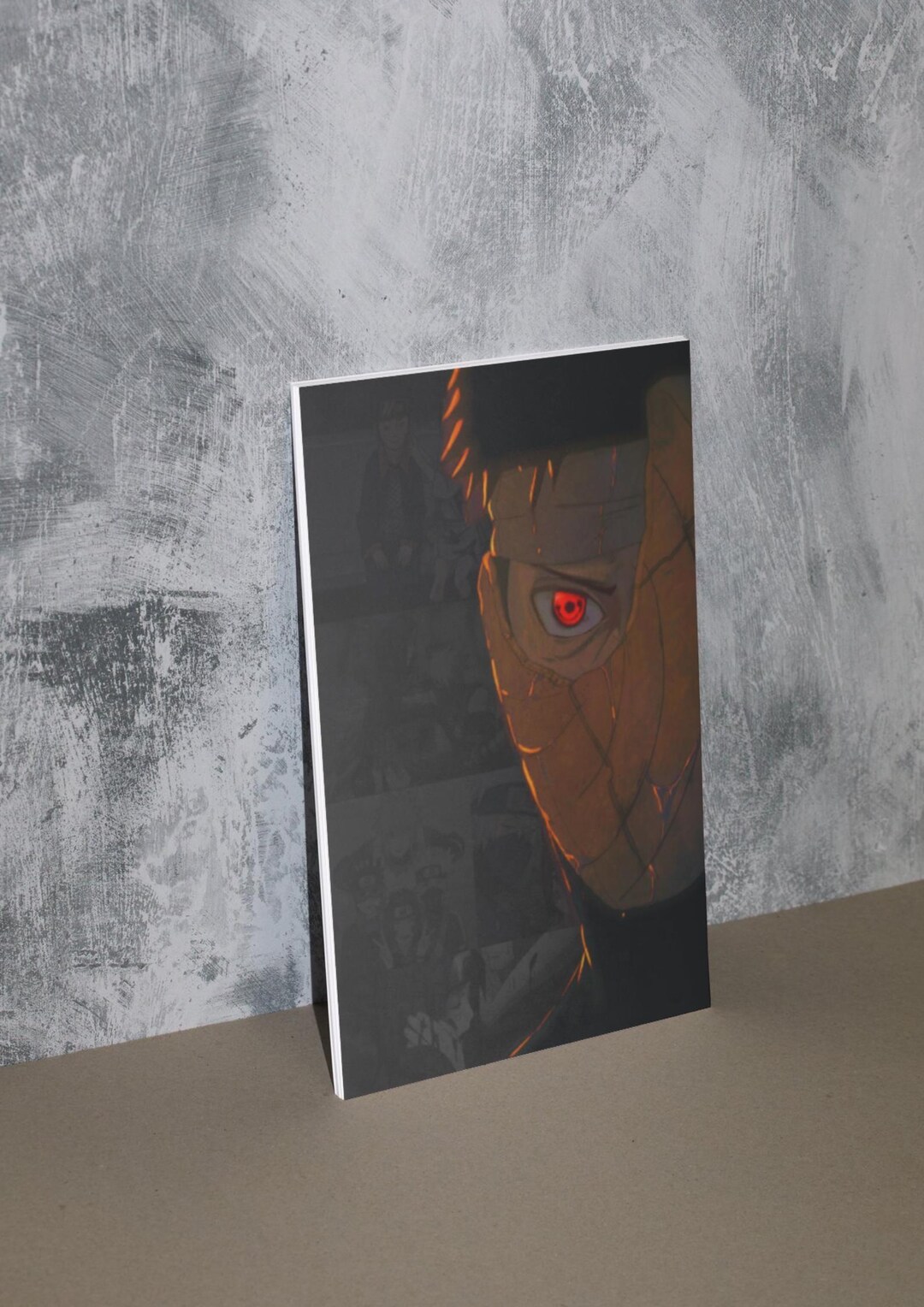 Obito Uchiha Poster - Naruto | Anime Poster - Sharingan - Dark ...