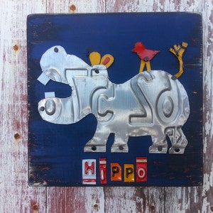 License Plate Art Artwork E is for ELEPHANT Zoo Animal Adventure Boys ...