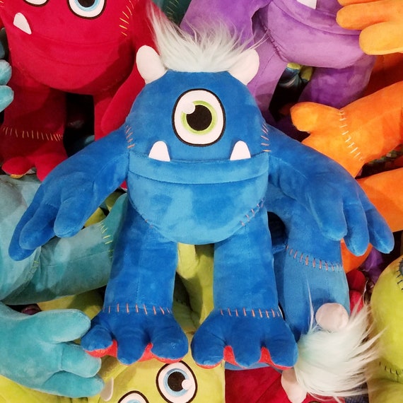 Plush Stuffed Animal MONSTER MONSTER plushy for boys or | Etsy