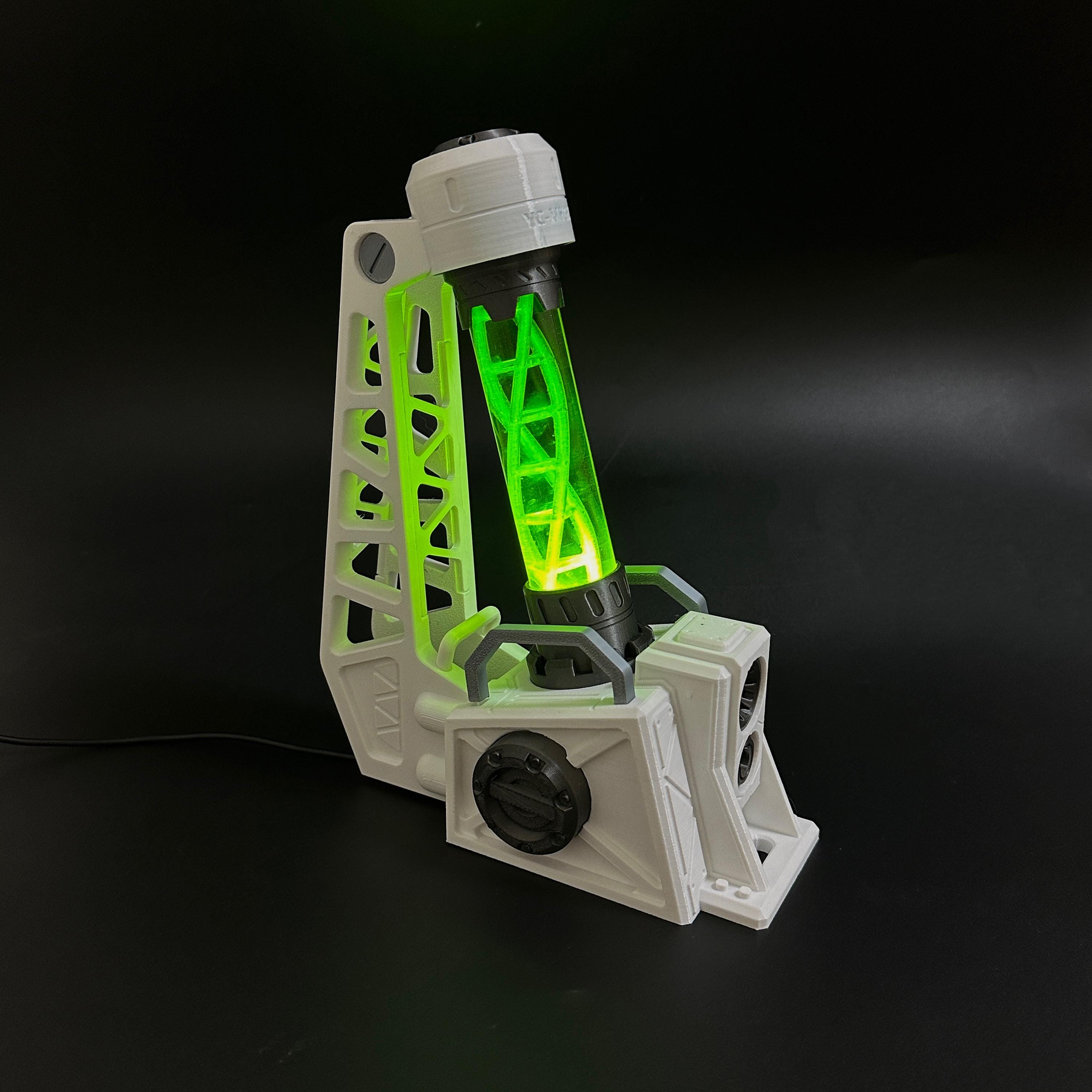 Cyberpunk DNA Helix Lamp: Sci-fi Gamer Room Light - Etsy
