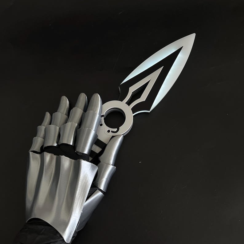 Silky Gold Articulated Gauntlet: Cosplay Armor, Futuristic Mechanical ...