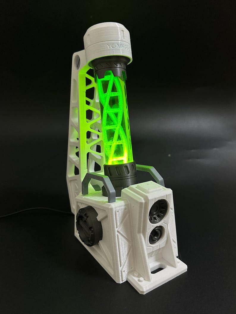 Cyberpunk DNA Helix Lamp: Sci-fi Gamer Room Light - Etsy