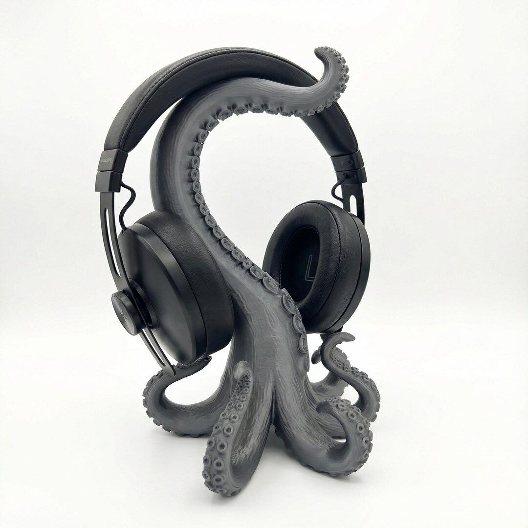 Handmade Cthulhu Tentacle Headset Holder Unique Kraken Gaming Desk ...