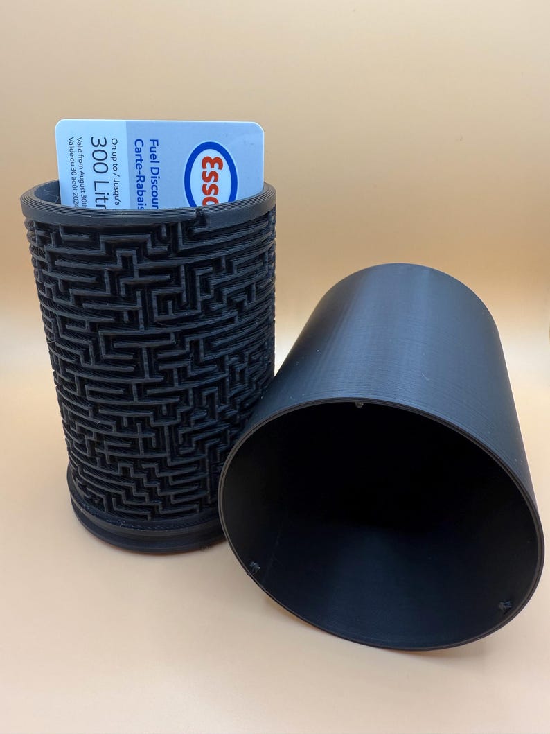 3d-printed Labyrinth Puzzle Gift Box: Nesting Doll Maze for Cash & Gift ...