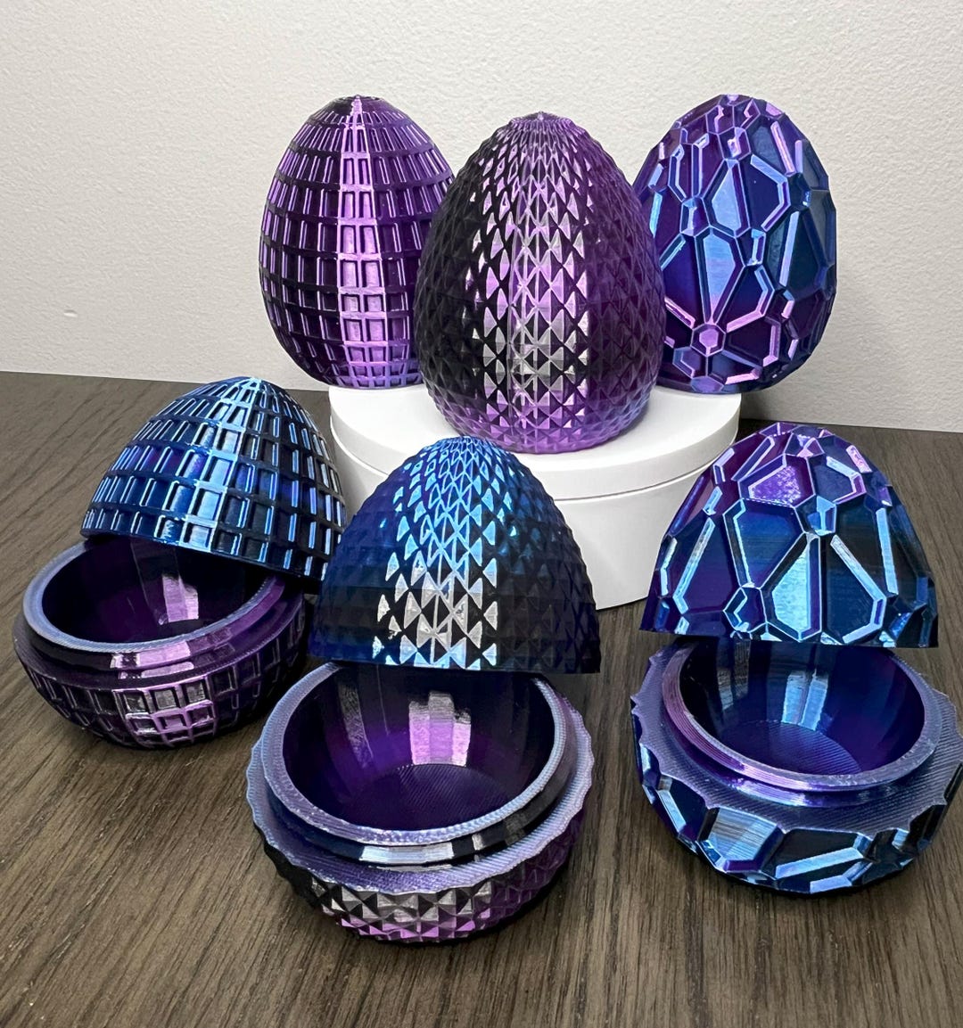 Fancy 3d-printed Decorative Egg – Solid or Twist-open Storage! - Etsy
