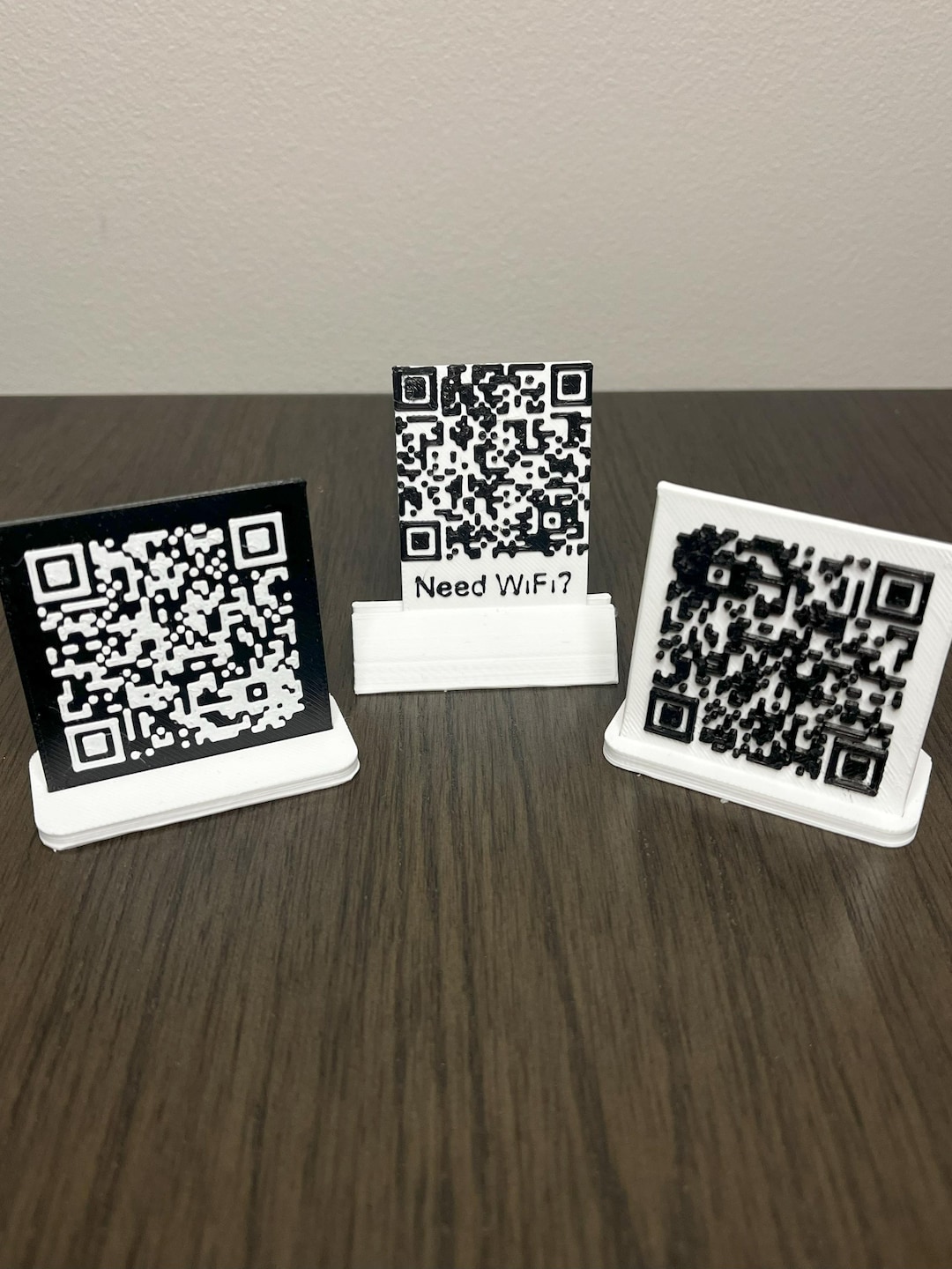 Custom 3d-printed QR Code With Base – Personalized Scan Code for ...