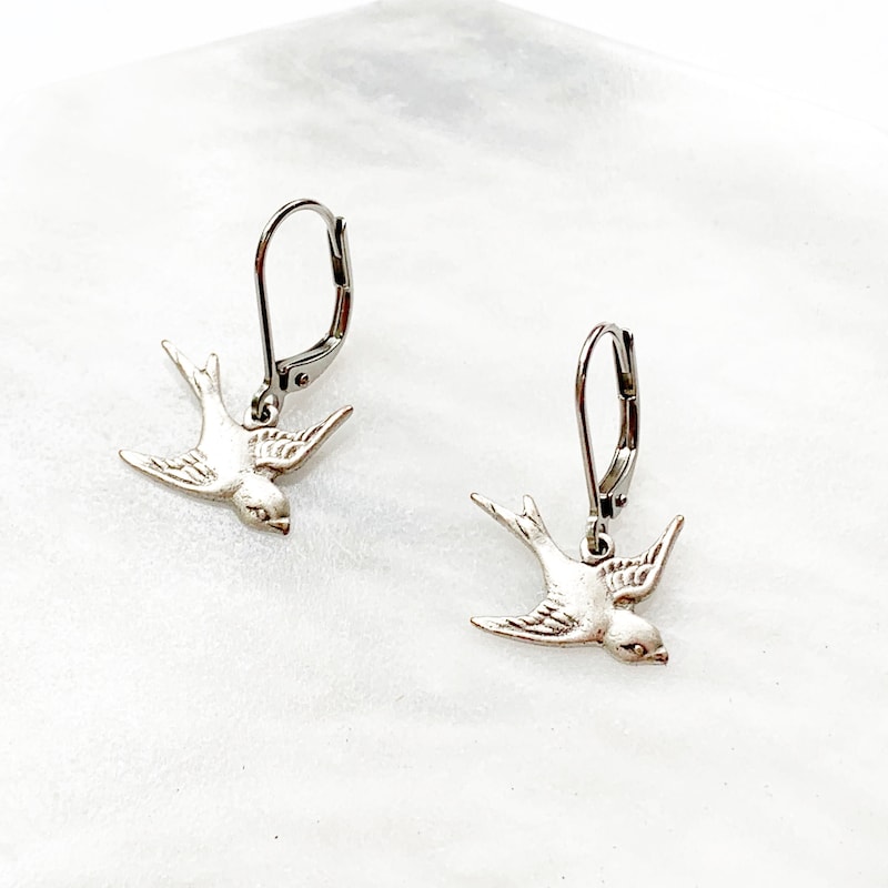 Bird Earrings - Etsy