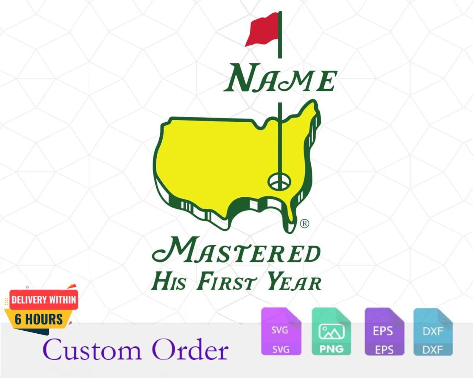 Custom Masters Symbol Black Svg, Custom, Masters, Mastered First Year ...