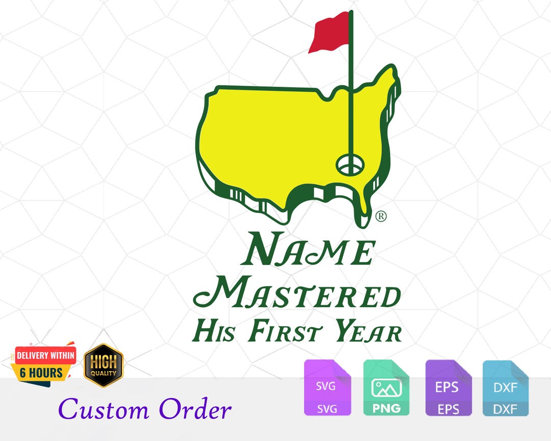 Custom Masters Symbol Black Svg, Custom, Masters, Mastered First Year ...