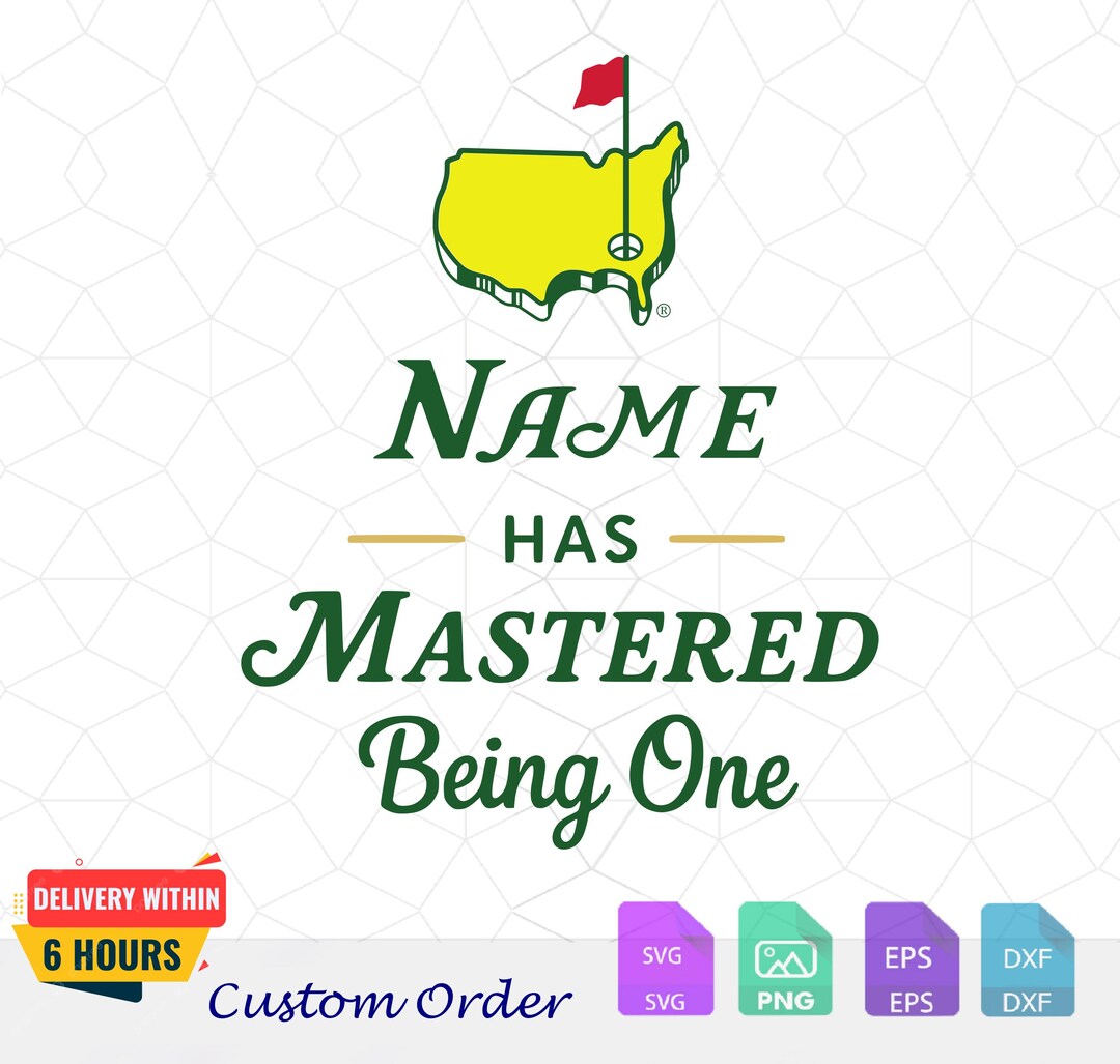 Custom Masters Symbol Black Svg, Custom, Masters, Mastered First Year ...