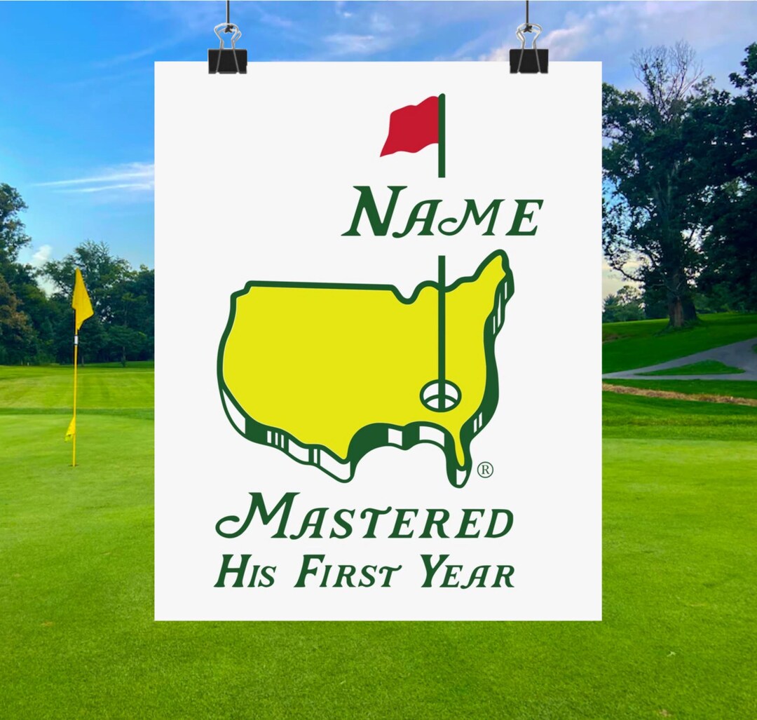 Personalized Golf Mastery Poster, Custom Wall Art, Unique Gift for Golf ...