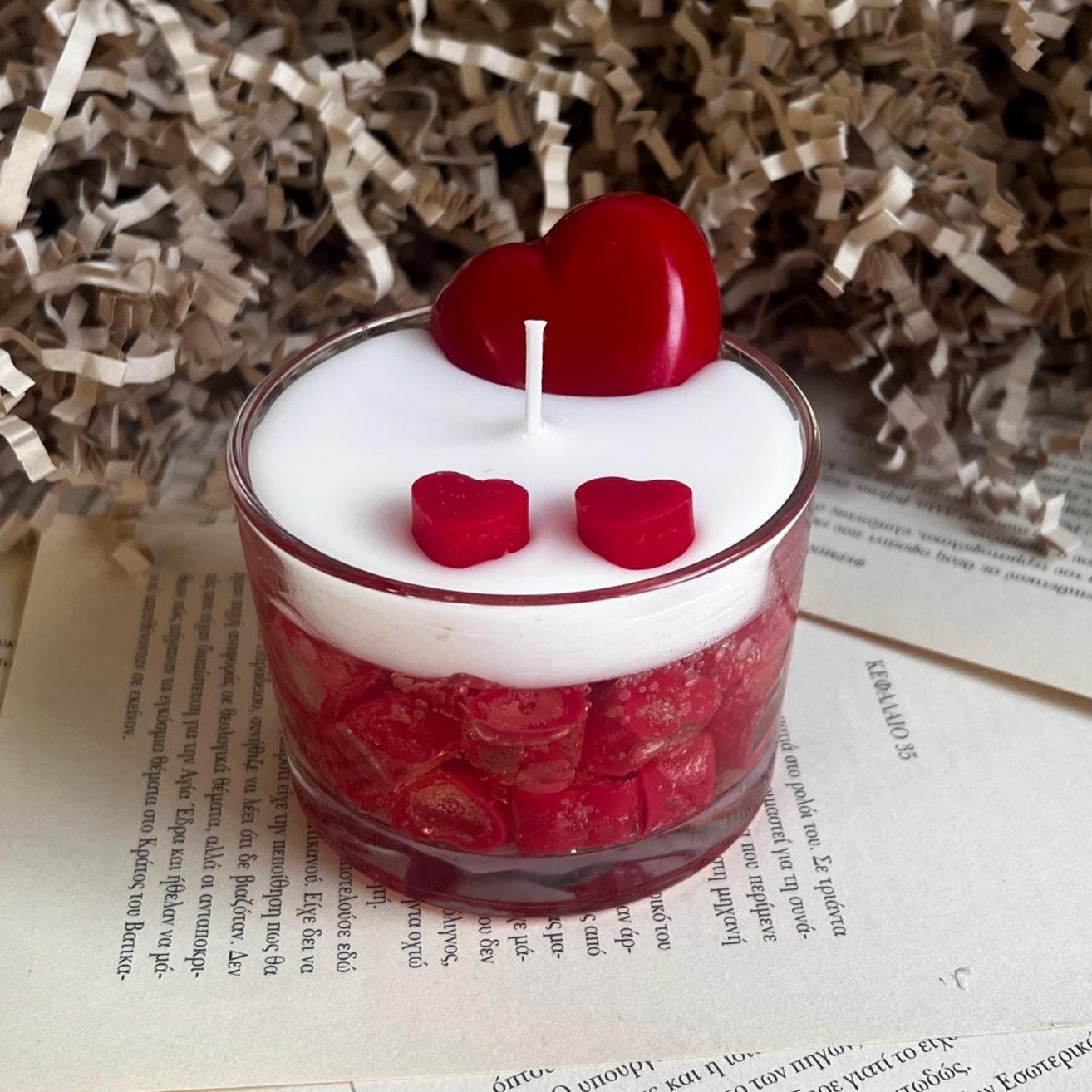 HEART Candle / Valentine Candle / Unique Candle Gift / Romantic Candle ...