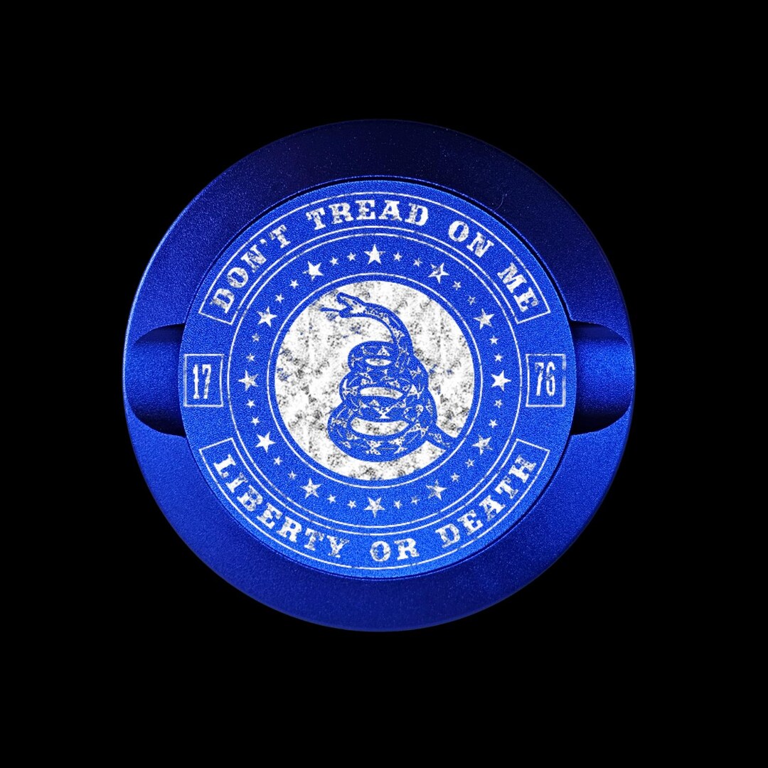 Don't Tread on Me-my Tyn Co. Custom Aluminum Zyn Tyns for Zyn Pouches ...