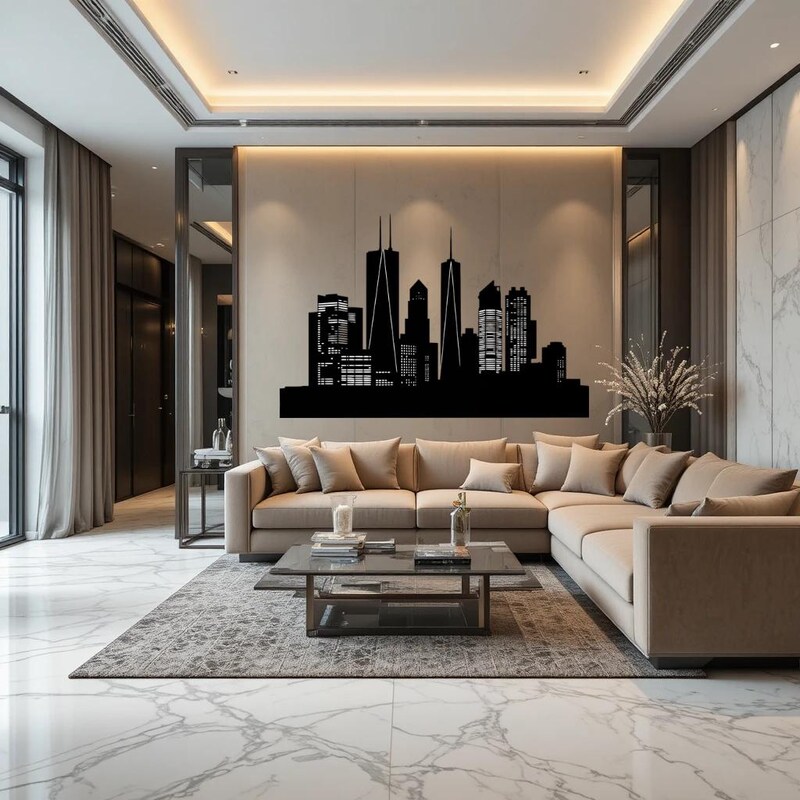 City Scape in Metal - Etsy