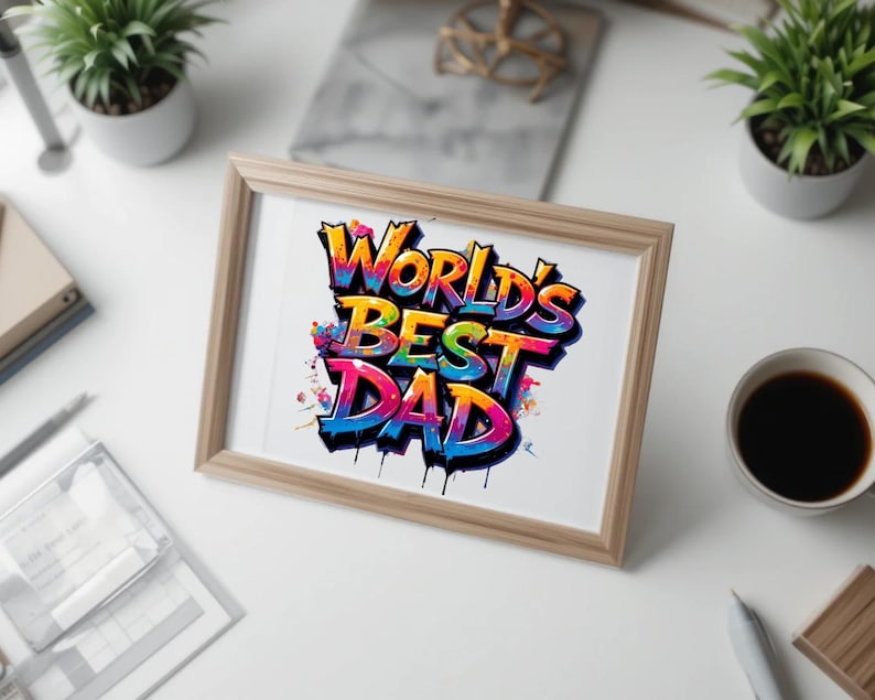 World's Greatest Dad Graffiti PNG, T-shirt Design (digital Download) - Etsy