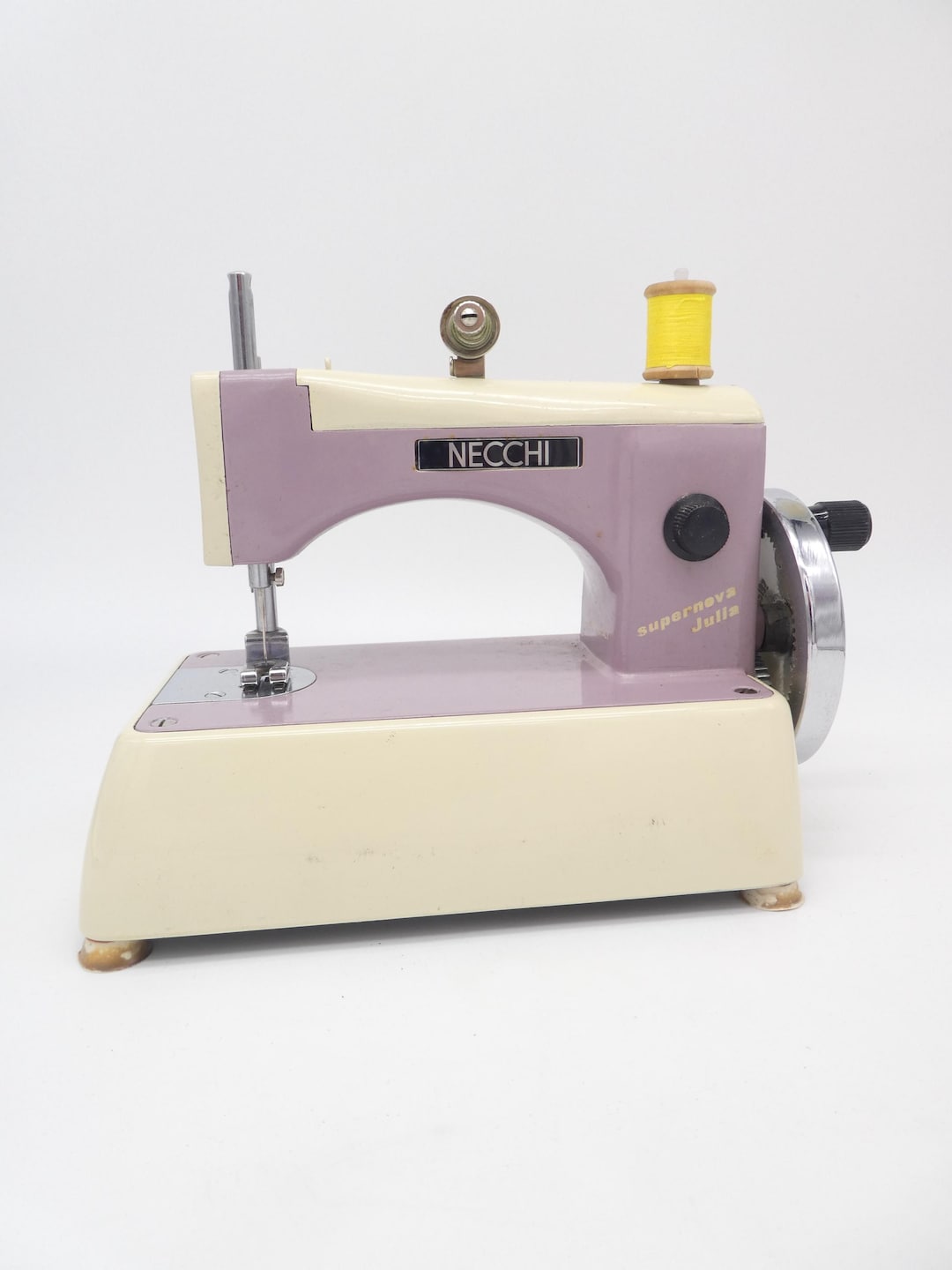 Vintage Necchi Supernova Julia Toy Sewing Machine 60s Metal Mini ...